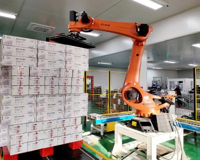 China KUKA KR 120 R3200 PA 5-Axis Industrial Robot Cell with 120kg Payload and 0.06mm Repeatability for sale