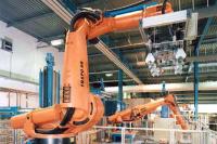China KUKA KR240 R3200PA Industrial Robot Cell - 240kg Payload, 830mm Footprint, Floor Mount Palletizing System for sale