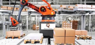 China KUKA KR470-2PA Industrial Palletizing Robot Cell with 470kg Payload and ±0.06mm Precision for Manufacturing Automation for sale