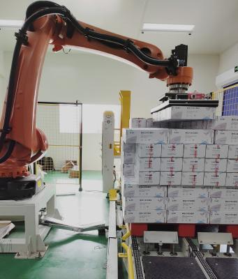 China KUKA KR120 R3200 PA 5 Axis Palletizing Robot 120kg Payload 3195mm Reach for sale