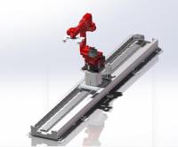China Robot Linear Track Seventh Axis - 2500KG Payload, 1000mm/s Speed, IP65 Rated Ground Mount System for sale