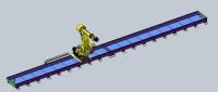China Robot Linear Track 7th Axis System - 1000mm/s Speed, 2500KG Payload, IP65 Protection for Industrial Automation for sale