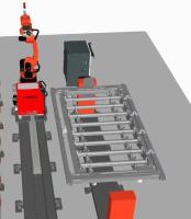 China Robot Linear Track 350KG/m Load Capacity 2500KG Payload Floor Mounted Industrial Automation System for sale