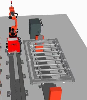 China Robot Linear Track 350KG/m Load Capacity 2500KG Payload Floor Mounted Industrial Automation System for sale