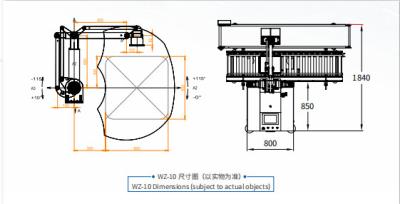 China Chinese Robot Arm Palletizing Robot 10kg Load 220V 50Hz Flexible Automation for sale