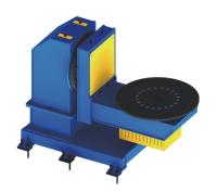 China Robotic Arm Kit Welding Positioner 1000kg Horizontal Load Motor Driven WB1K-1000-2500-2000-DZ for sale