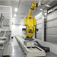 China Robot Linear Track Ground Rail ±0.02mm Accuracy 500-800kg Load for KUKA Fanuc Yaskawa for sale