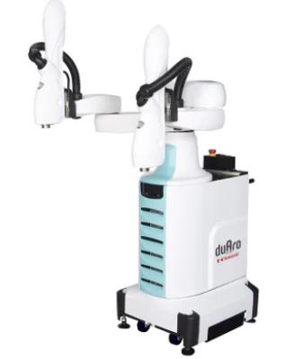 China Kawasaki duAro Dual Arm Collaborative Robot 4kg Payload 760mm Reach F61 Controller for sale
