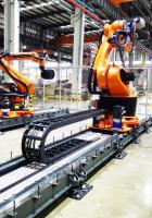 China KUKA Robot Linear Track 2500kg Load Capacity 30m Extended Range Ground Rail for Palletizing for sale