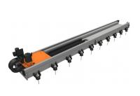 China Industrial Robot Ground Rail 500kg Payload IP65 Welding Linear Track 30m Travel for sale