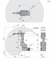 China Kawasaki KF193 6-Axis Explosion-Proof Robot Arm 20kg Payload 1973mm Reach for sale