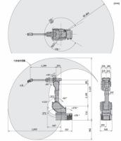China Kawasaki Explosion-Proof Spraying Robot 20kg Payload 2665mm Arm Span 6 Axis for sale