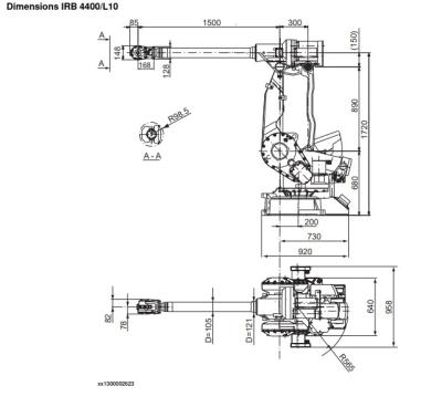 China ESTUN ER180-3100-PL 6-Axis Industrial Robot Arm 1040kg Floor Mount 0.05mm Accuracy for sale