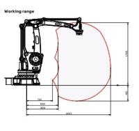 China Floor Mounting 4 Axis Robot Arm IRB 460-110/2.4 Palletizing Robot for sale