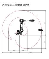 China Industrial Robot Arm IRB 5720 125kg Payload 3.0m Reach 6 Axis Palletizing Robot for sale