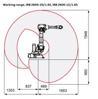China ABB IRB 2600-20/1.65 Industrial Robot Arm 20kg Payload 1.65m Reach Six Axis for sale