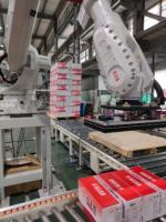 China IRB660 Palletizing Robot 250kg Payload 3150mm Reach 4 Axis Industrial Robot for Multi Station Palletizing for sale