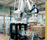 China IRB660 Palletizing Robot 250kg Payload 3150mm Reach 4 Axis Industrial Robot for Multi Station Palletizing for sale