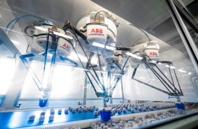 China Robot Delta for  Advanced  Manufacturing 8 kg payload IRB 360 for sale