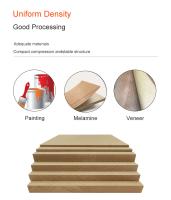 China Indoor Moisture MDF 18mm Plywood Moisture Proof MDF Board For Thailand for sale