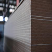 China 2.0mm 11mm Veneer MDF Wooden Slatwall 19mm Oak Veneered MDF for sale