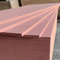 China Indoor Melamine Faced MDF Fireproof MDF Poplar Hardwood Combi Core for sale