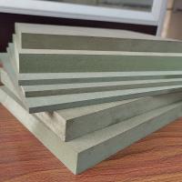 China HMR Melamine Laminated MDF 3mm Waterproof Green MDF Board Customized for sale