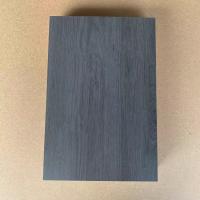 China 12mm 18mm Black Melamine MDF Sheets Flexible Wood Grain HDF MDF Board for sale