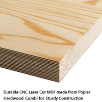 China Durable CNC Laser Cut MDF made from Poplar Hardwood Combi for Sturdy Construction for sale