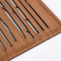 China Modern Design Style Laser Cutting MDF with Natural Brown Finish and Smooth Surface for sale