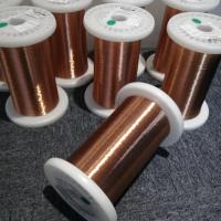 China Film Grade 1 QA-1/180 Enameled Copper Round Wire maintaining direct solderability and excellent flexibility for sale