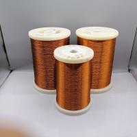 China Class 240 CCAQY(F)-2/240 Polyimide Enamelled Copper Clad Aluminium Round Wire | 15% Cu Volume for sale