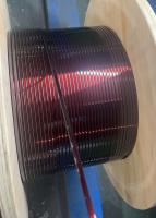 China EIWL Polyesterimide Enameled Aluminum Rectangular Wire | 180°C Grade 2 Heavy Build for Power Transformers & Motors for sale