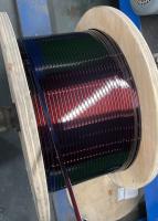 China EIWL Polyesterimide Enameled Aluminum Rectangular Wire | 180°C Grade 2 Heavy Build for Power Transformers & Motors for sale