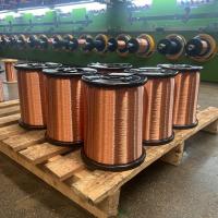 China Film Grade 1 QA-1/180 Enameled Copper Round Wire maintaining direct solderability and excellent flexibility for sale