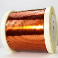 China QZYB-2/180 Polyesterimide Enameled Rectangular Copper Winding Wire for sale