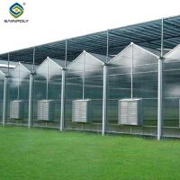 China PC Sheet Venlo Greenhouse 9.6-12m Span with 0.6KN Wind Load for Commercial Agriculture for sale