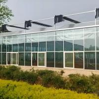 China Smart Venlo-Type Glass Greenhouse with 150 kg/m² Snow Load and 90-95% Light Transmission for High-Yield Crop Production for sale