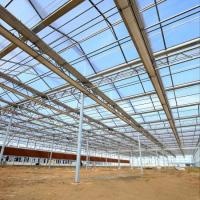 China Intelligent Temperature-Controlled Venlo Glass Greenhouse with 4-8m Roof Height and Smart Climate Control for sale