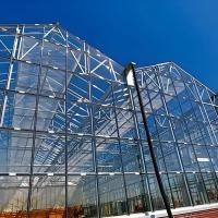 China Multi-Span Venlo Greenhouse with 8mm PC Board and 9.6m-12m Spans - Smart Agricultural Metal Frame Structure for sale