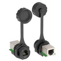 China IP67 Waterproof RJ11 Female-to-Female 6P6C Adapter for Cable Extension - 125V 1.5A Rating for sale