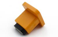 China 90 Degree RJ45 Panel Mount HDMI Connector TMZJT020011 - 19 Position, 40V Max, 0.5A Current Rating for sale