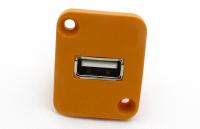 China 30V 1.5A USB 2.0 Panel Mount Modular Connector TMZJT020010 with UL RoHS Certification for sale