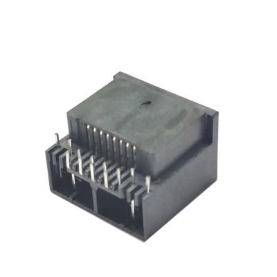 China RJ45 8P8C PCB Connector with Optional LEDs - 125V 1.5A Rating - UL RoHS ISO9001 Certified for sale