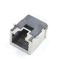 China TM56S811EXX43 Right Angle RJ45 Connector 10/100 Single Port Shielded 18.65mm × 15.74mm × 11.75mm for sale