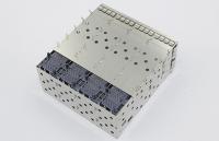 China UL RoHS SFP+ Cage Connector 2x4 Integrated 63.25mm x 57.00mm with 0.5A Operation Current for sale