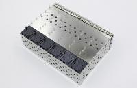 China ROHS Compliant 2x8 SFP+ Cage Connector with Light Pipe 63.25mm x 14.00mm 3.3V Operation TMSFPX28EXXX4 for sale