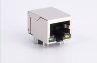China TM111B01AB1 RJ45 Connector with Transformer 10/100 Base-Tx 21.0mm Single Port LED Side Entry for sale