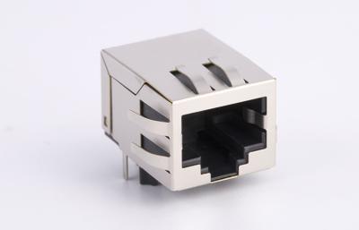 China TM111B03HX1 Single Port RJ45 Ethernet Jack 21.1mm Length 10/100Base-Tx Without LEDs for sale
