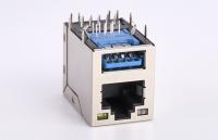 China TM611Q31ARX-3.0 Single Port RJ45 Jack with Internal Magnetics - 25.78mm Length, 12 Contacts for sale
